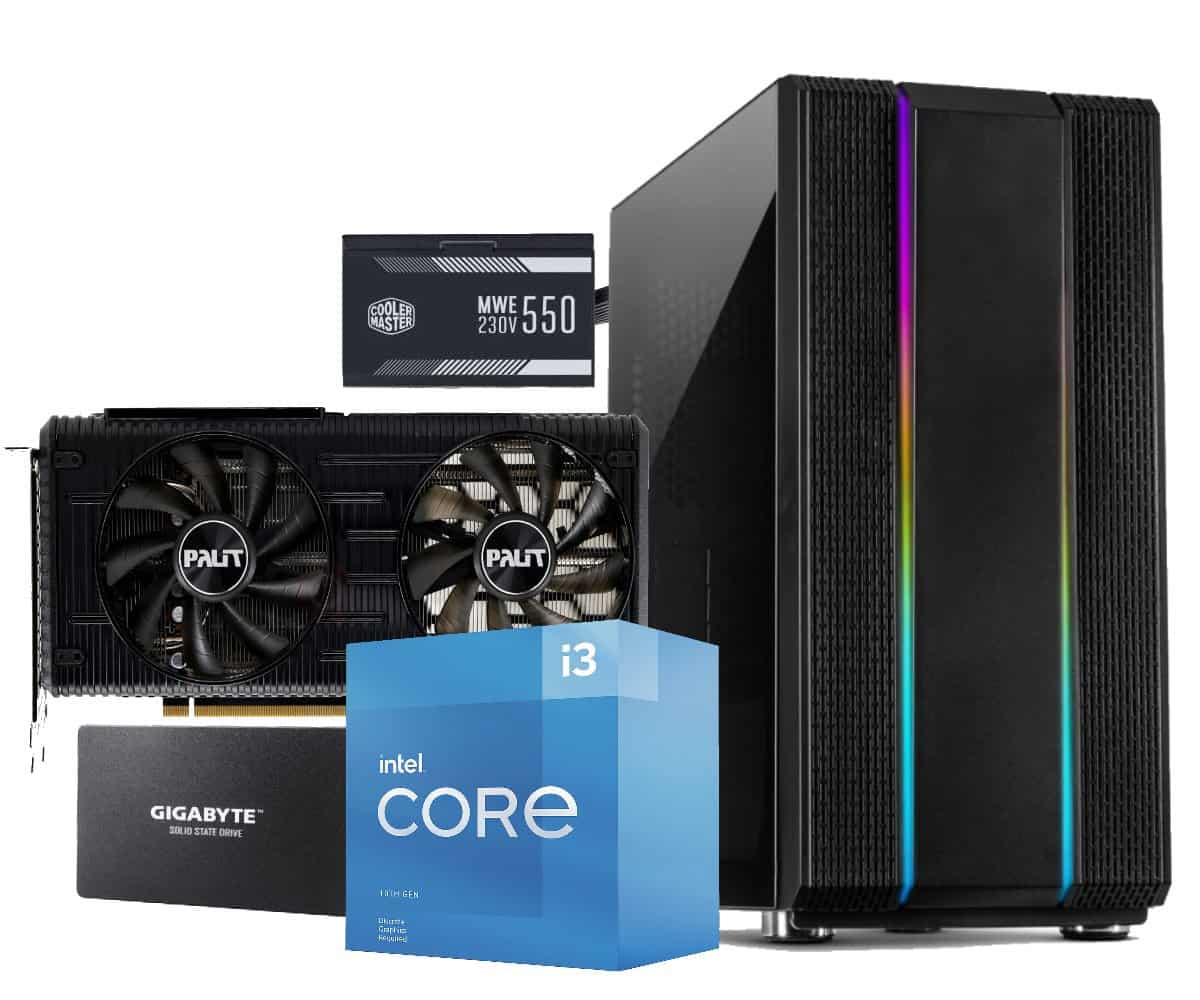 PC DE BUREAU GAMER SMURF - I3 10105F - RTX 3050 - 16G - 256G - WIKI ...