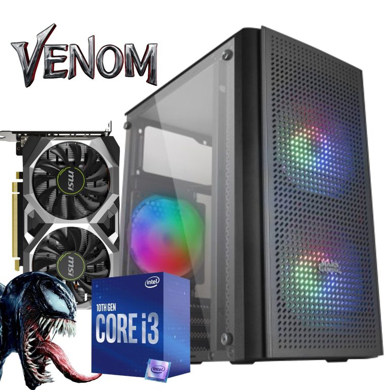 PC GAMER VENOM- I3-10105F - GTX 1650 4G - 8G -256G - WIKI High Tech Provider