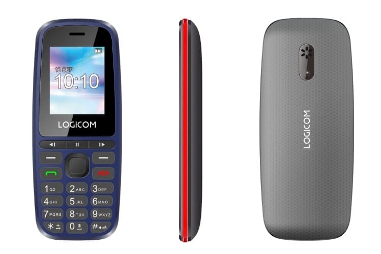 Téléphone Portable LOGICOM P-197E Rouge - WIKI High Tech Provider