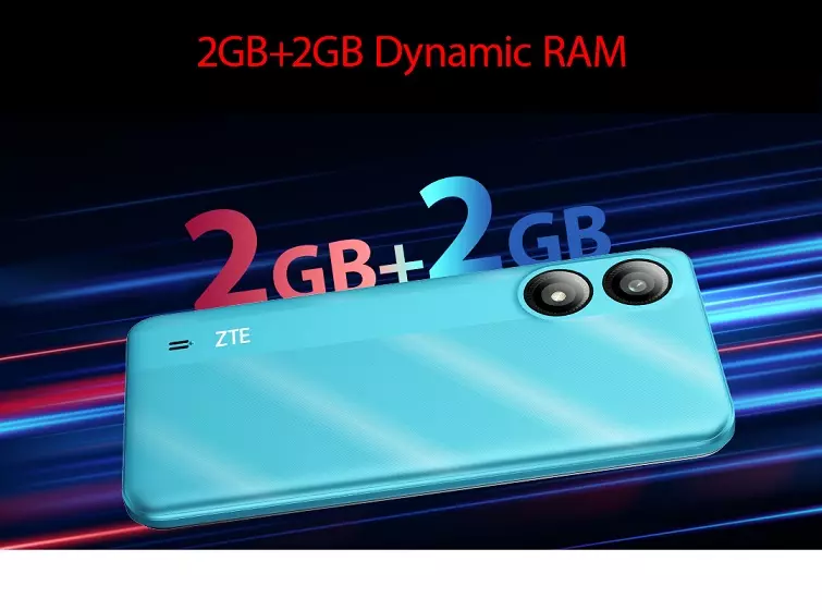 ZTE Blade A33s - Smartphone 4G 2+32Go Bleu - WIKI High Tech Provider