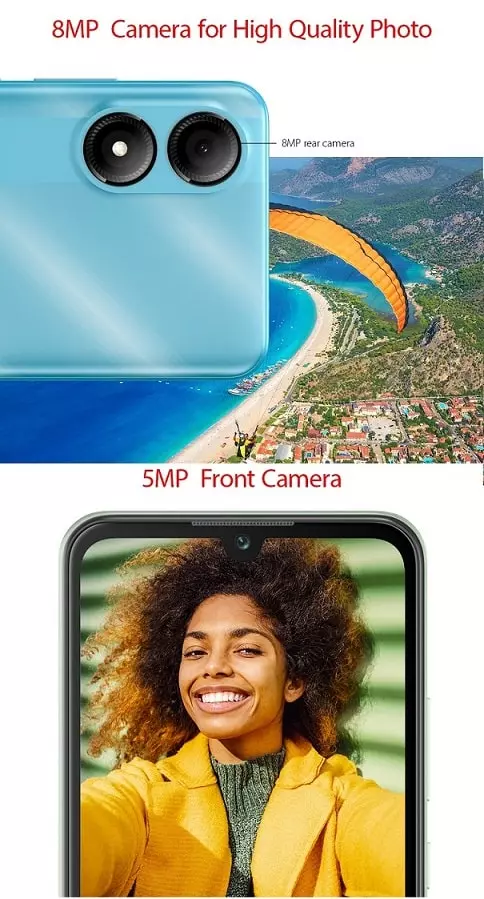 ZTE Blade A33s - Smartphone 4G 2+32Go Noir - Meilleur Prix